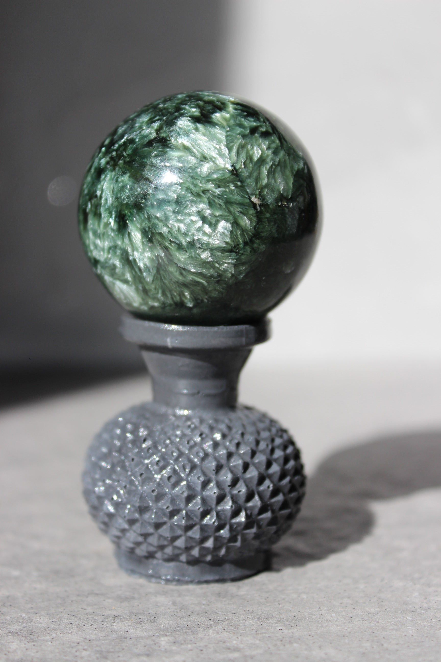 Seraphinite Sphere | Crystal Ball Sphere | Tons of Soul